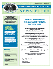 Current Newsletter – Gates Historical Society